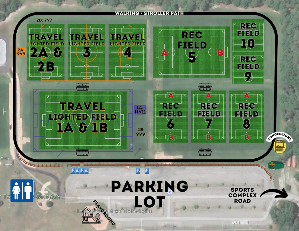 Field Locations – Pinelands Soccer Association